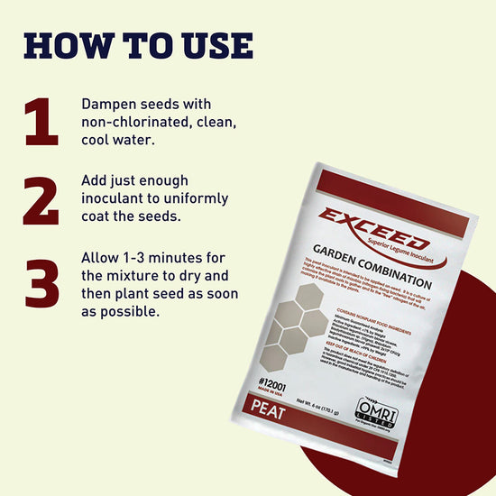 Exceed Pea and Bean Inoculant 6 oz. – Harris Seeds