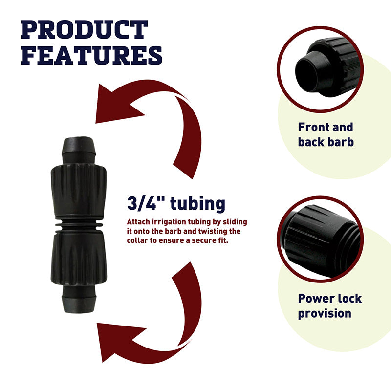 Jain Main Line Coupling (3/4 in. Header Pipe) – Harris Seeds