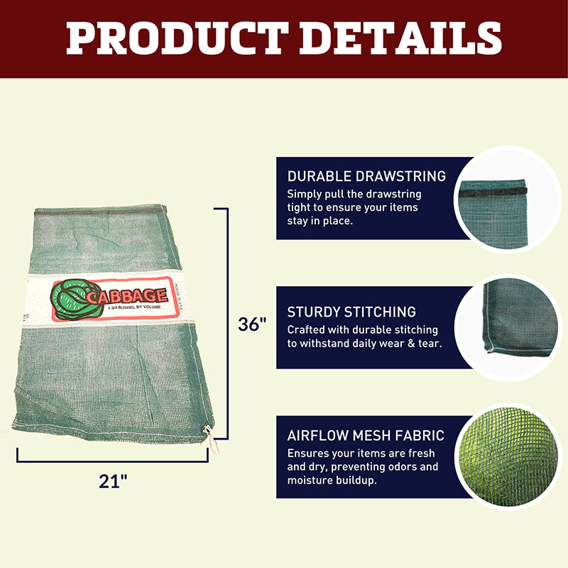 Mesh Cabbage Bags – Harris Seeds