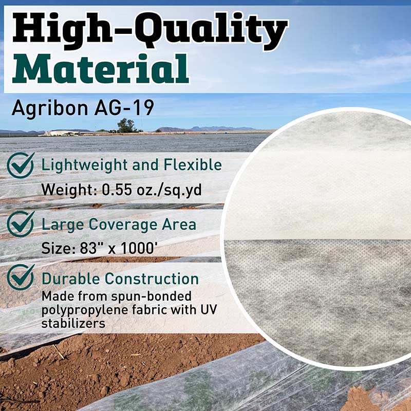 Row Cover Agribon AG-19 83" x 1000' – Harris Seeds