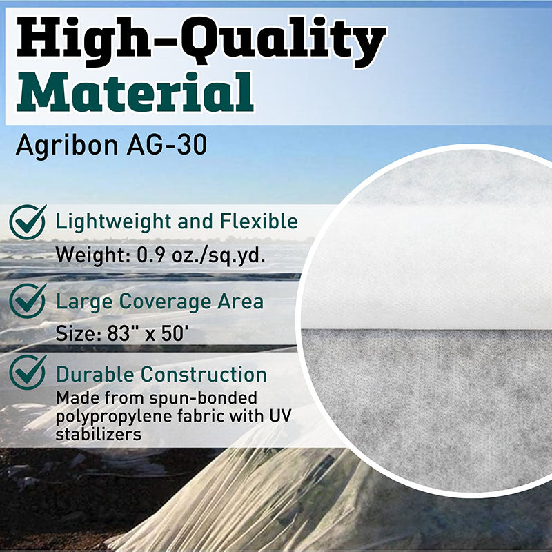 Row Cover Agribon AG-30 83" x 50' – Harris Seeds