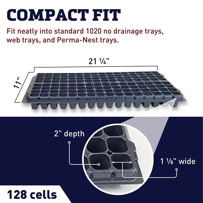 128 Deep Cell Plug Trays – Harris Seeds