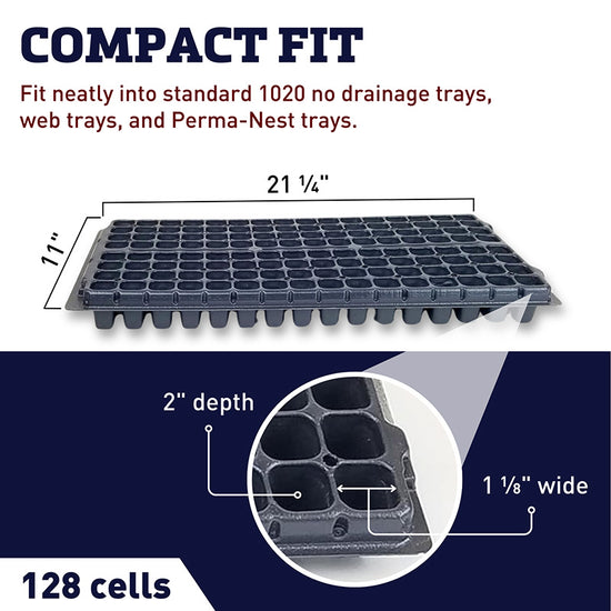 128 Deep Cell Plug Trays – Harris Seeds
