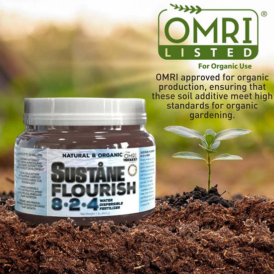 Suståne Flourish Organic 8-2-4 WDF Fertilizer – Harris Seeds