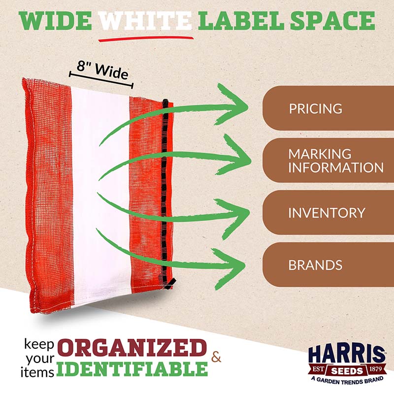 Banded Mesh Bags 20" X 24" – Harris Seeds