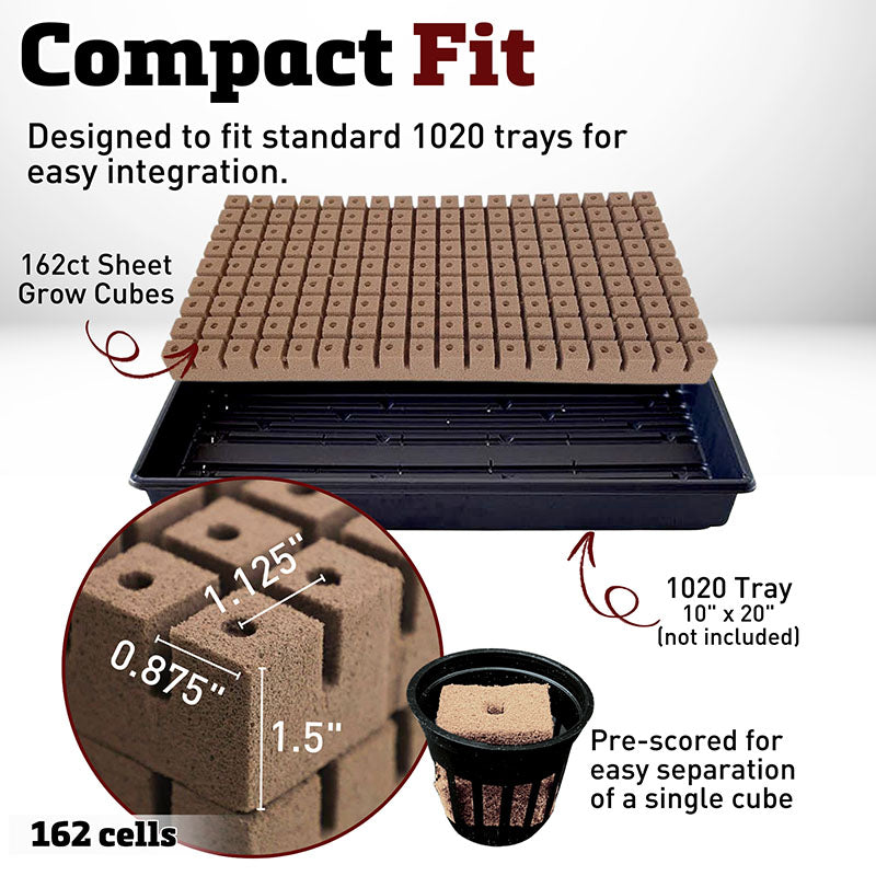 Oasis Horticubes® Grow Cubes 162ct Sheet – Harris Seeds