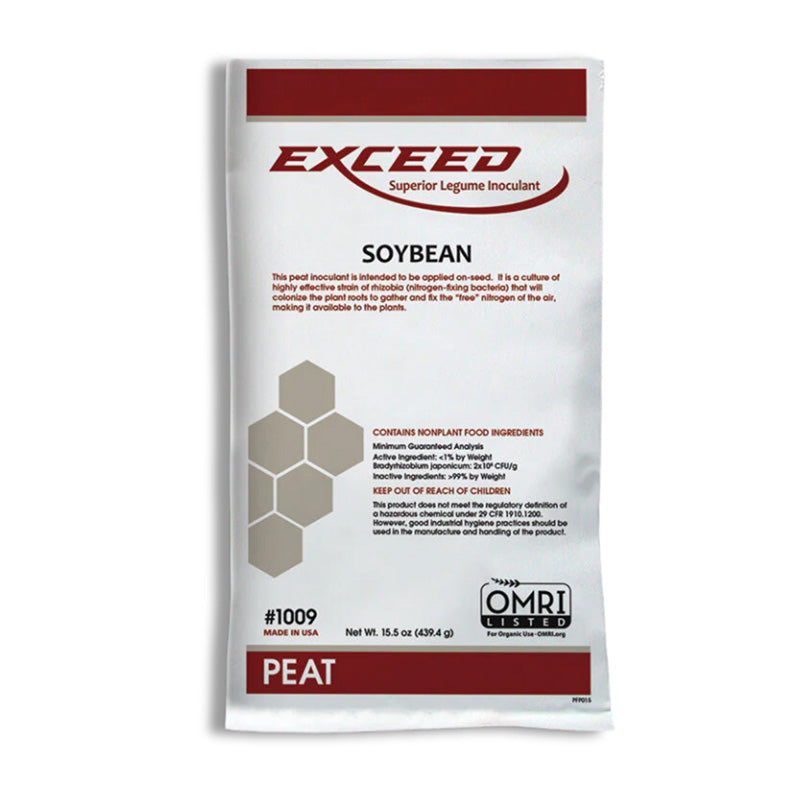 Exceed Soybean Organic Inoculant 15 oz. – Harris Seeds
