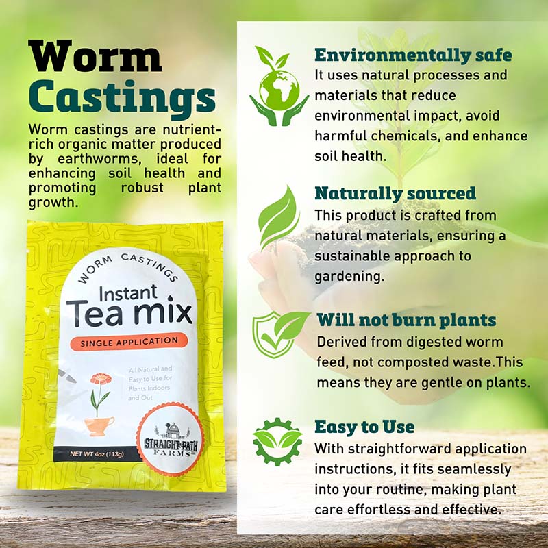 Worm Castings Instant Tea Mix 4 oz. – Harris Seeds