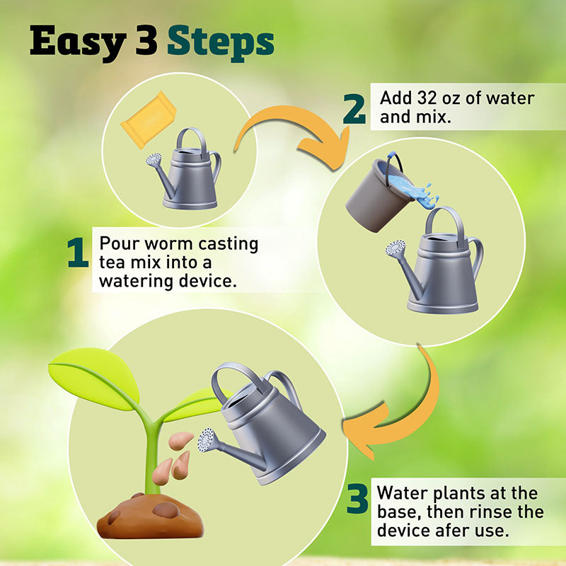 Worm Castings Instant Tea Mix 4 oz. – Harris Seeds