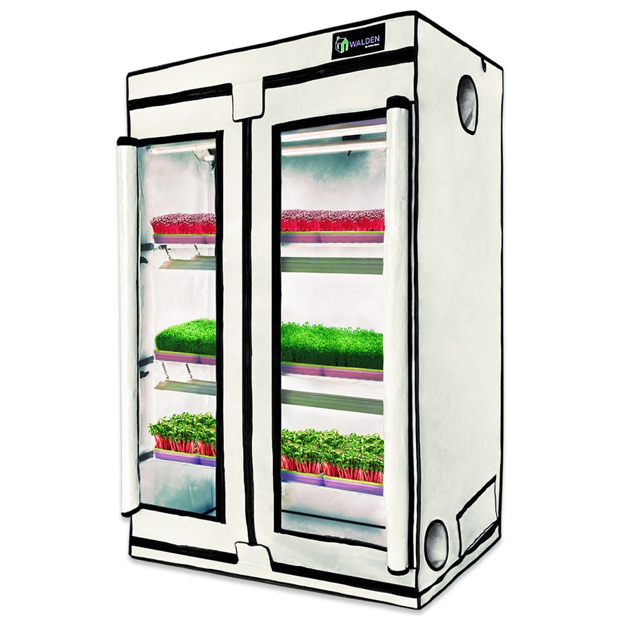 Walden 3-Tier LED Microgreen Grow Tent Kit – Harris Seeds